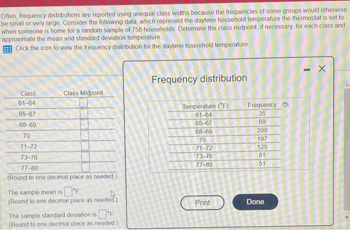 Solved Often, frequency distributions are reported using | Chegg.com