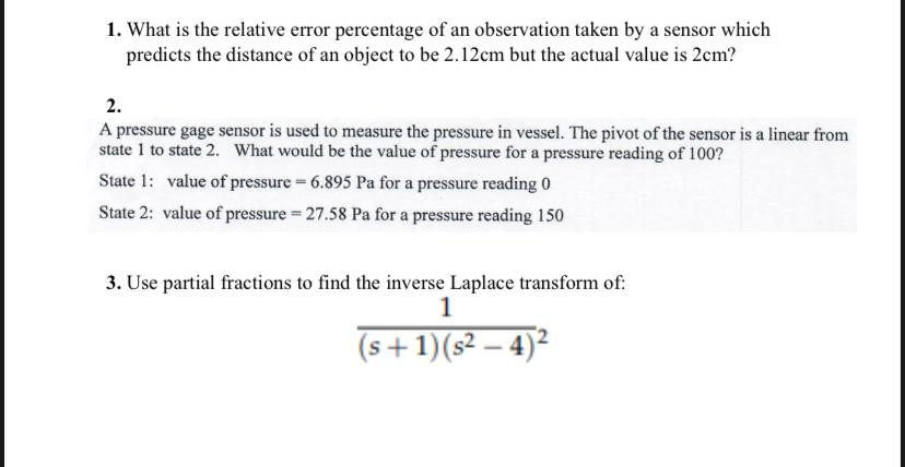 Solved What is the relative error percentage of an | Chegg.com