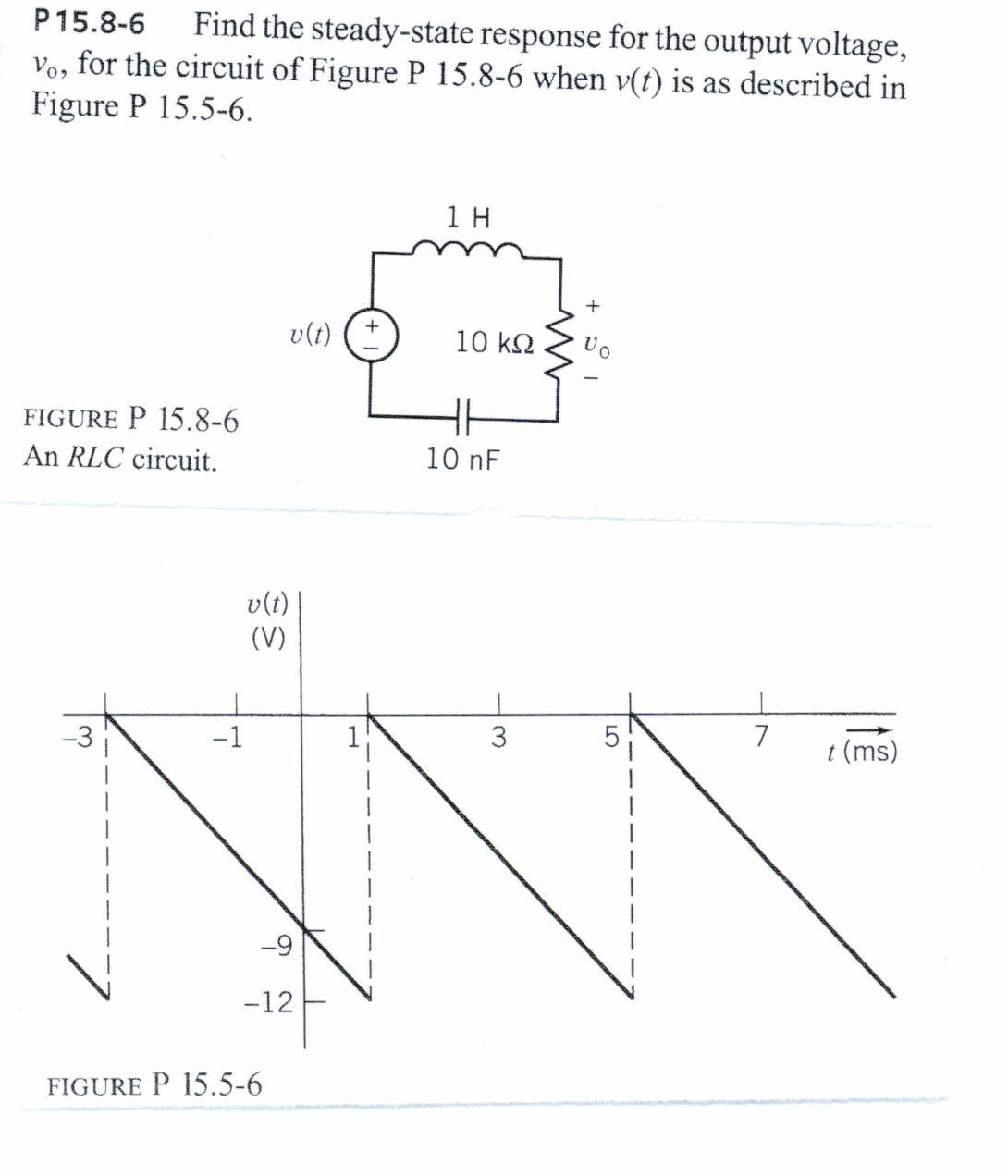 Find the steady-state response for the output | Chegg.com