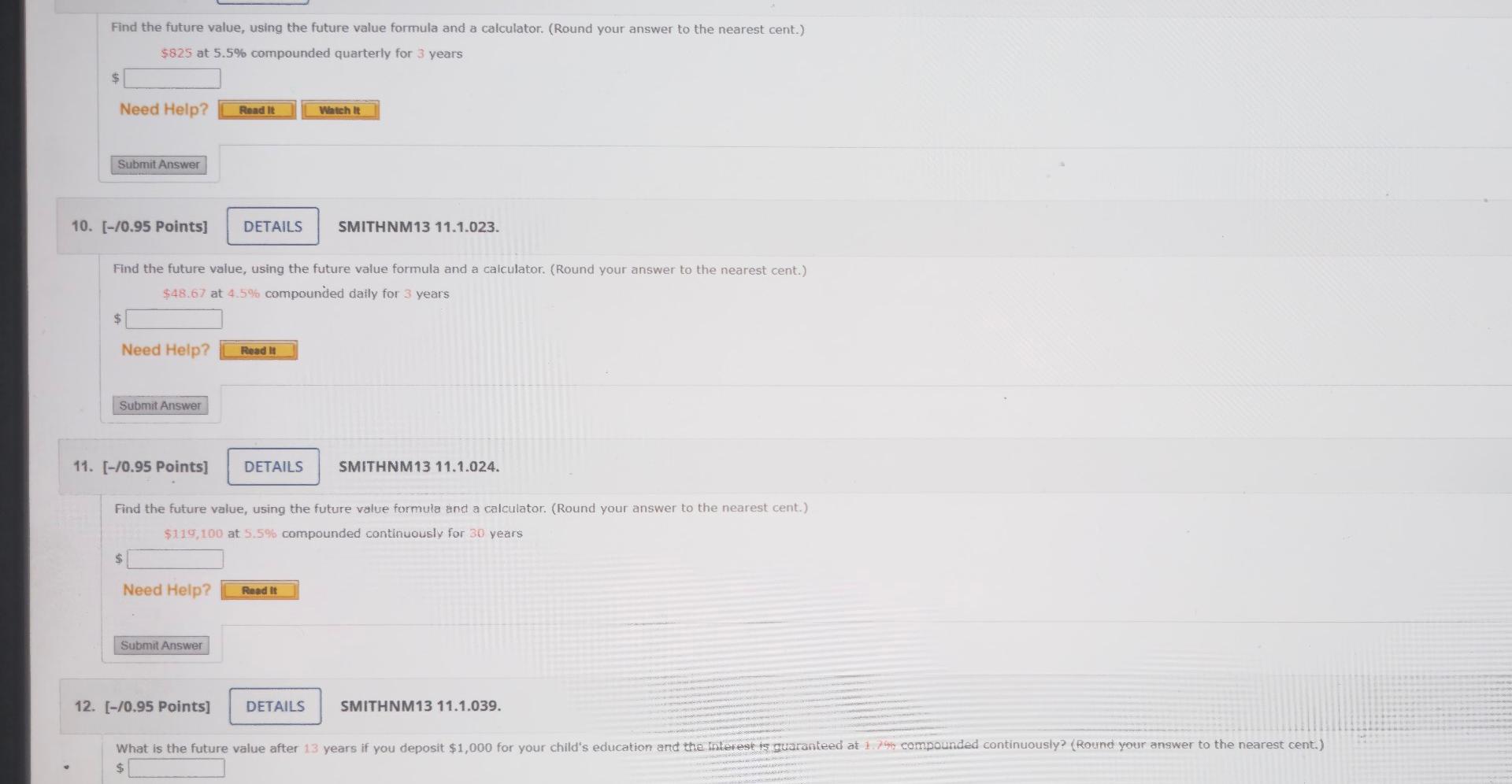 Solved Find the future value, using the future value formula | Chegg.com