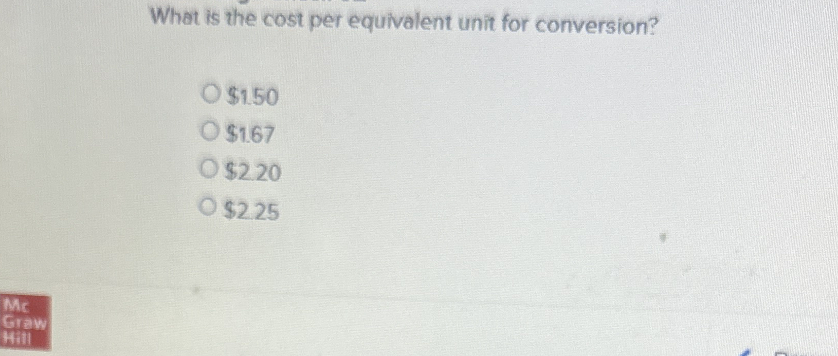 Solved What is the cost per equivalent unit for | Chegg.com