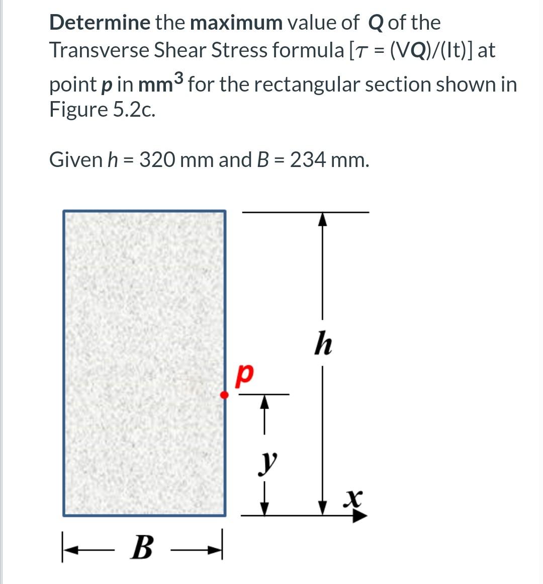 Solved Determine the maximum value of Q of the Transverse | Chegg.com
