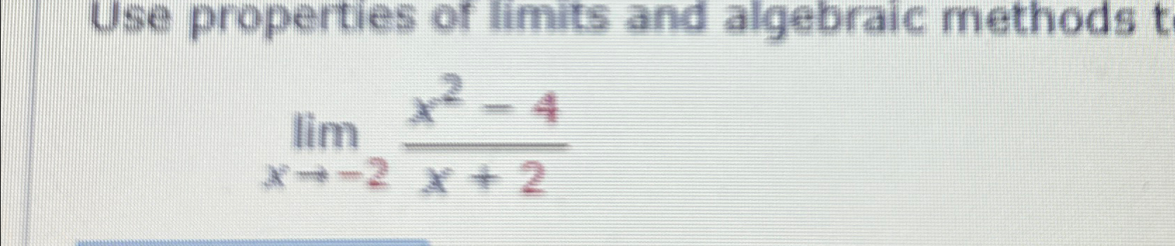 Solved Use properties of limits and algebraic | Chegg.com Solved Use properties of limits and algebraic | Chegg.com