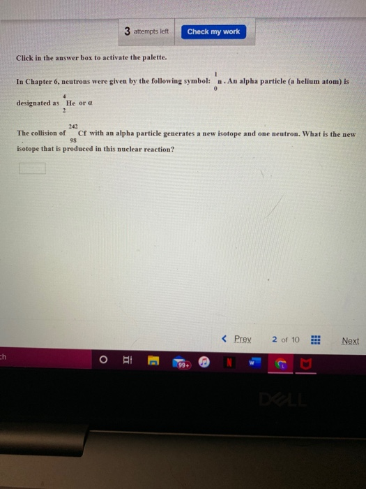 Solved 3 attempts left Check my work Click in the answer box | Chegg.com