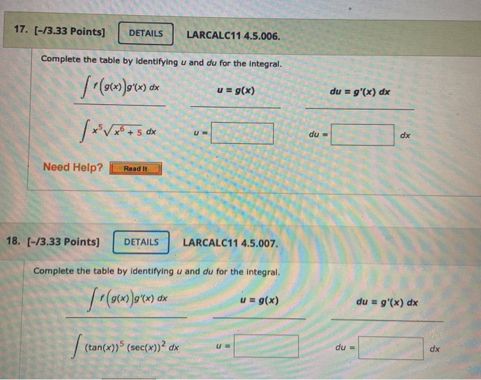 Solved 17. [-13.33 Points) DETAILS LARCALC11 4.5.006. | Chegg.com Solved 17. [-13.33 Points) DETAILS LARCALC11 4.5.006. | Chegg.com