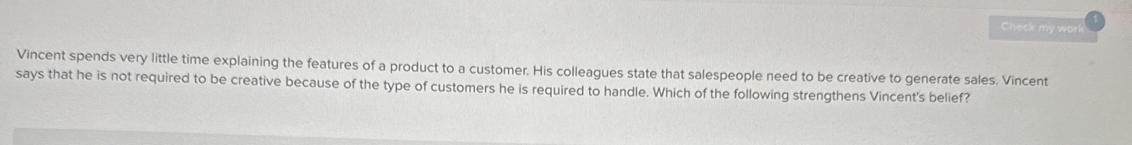 Solved Vincent spends very little time explaining the | Chegg.com