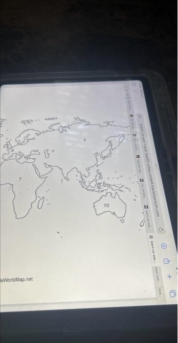 label these maps | Chegg.com