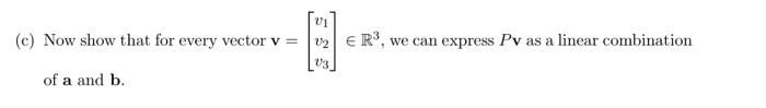 Solved Question 1: Projection onto a plane In this question, | Chegg.com