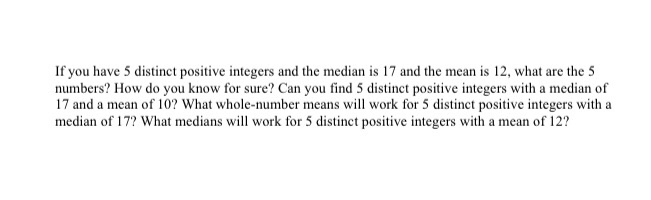 Solved If you have 5 distinct positive integers and the | Chegg.com