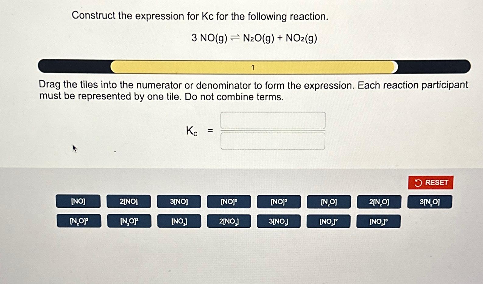 Solved Construct the expression for Kc ﻿for the following | Chegg.com