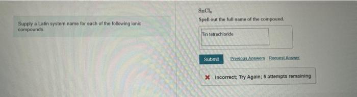 Solved Supply a Latin system name for each of the following | Chegg.com