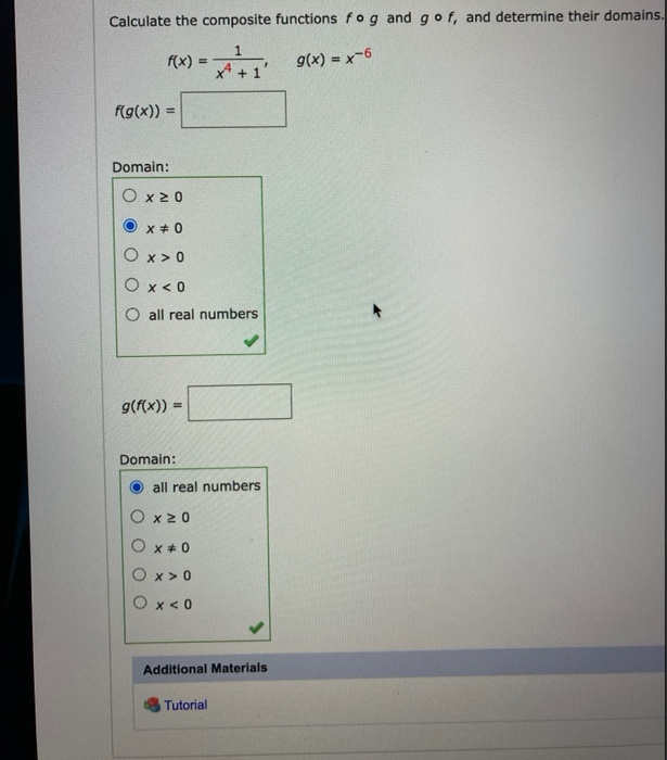 Solved Calculate The Composite Functions Fog And Gof And 8464