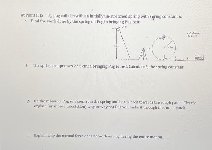 Solved 1. Pug the Rock-hopper penguin sits at rest at Point | Chegg.com