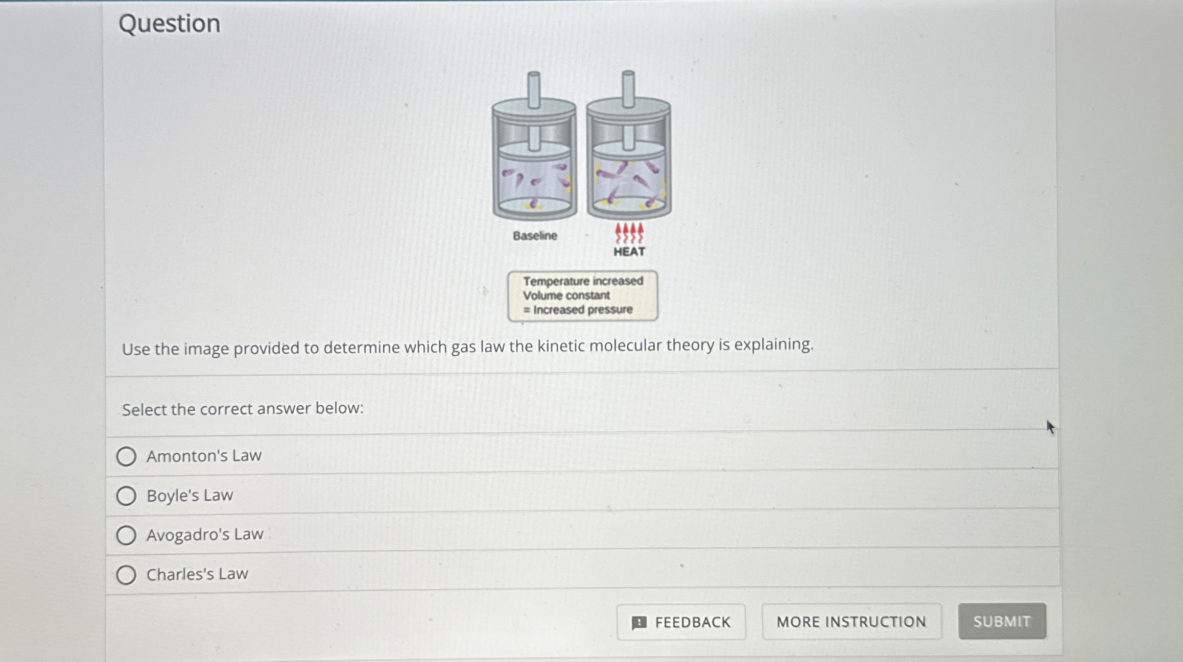 Solved QuestionUse the image provided to determine which gas | Chegg.com