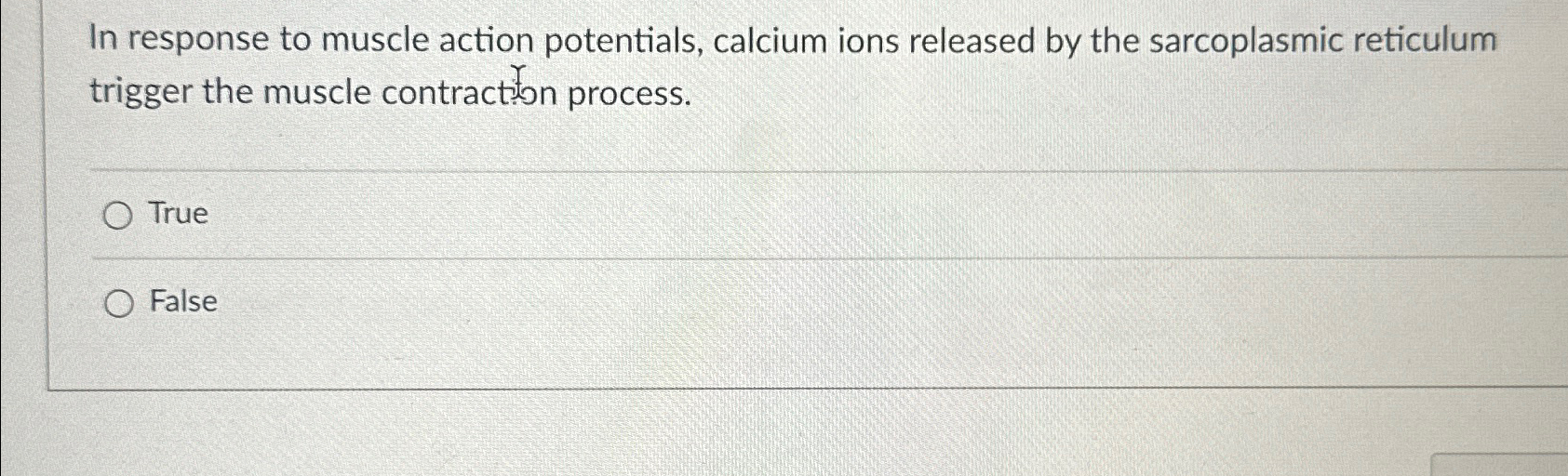 Solved In response to muscle action potentials, calcium ions | Chegg.com
