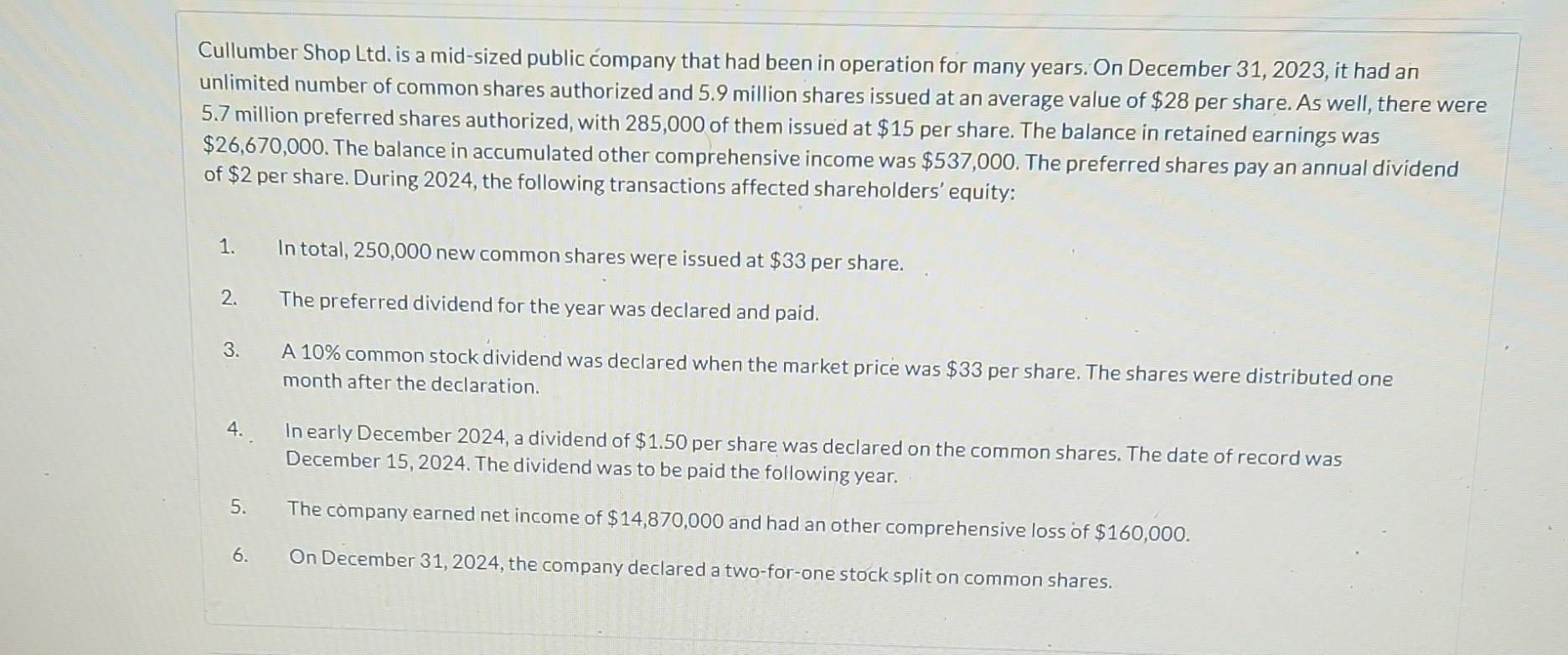Solved Cullumber Shop Ltd Statement Of Financial Position Chegg solved-cullumber-shop-ltd-statement-of-financial-position-chegg