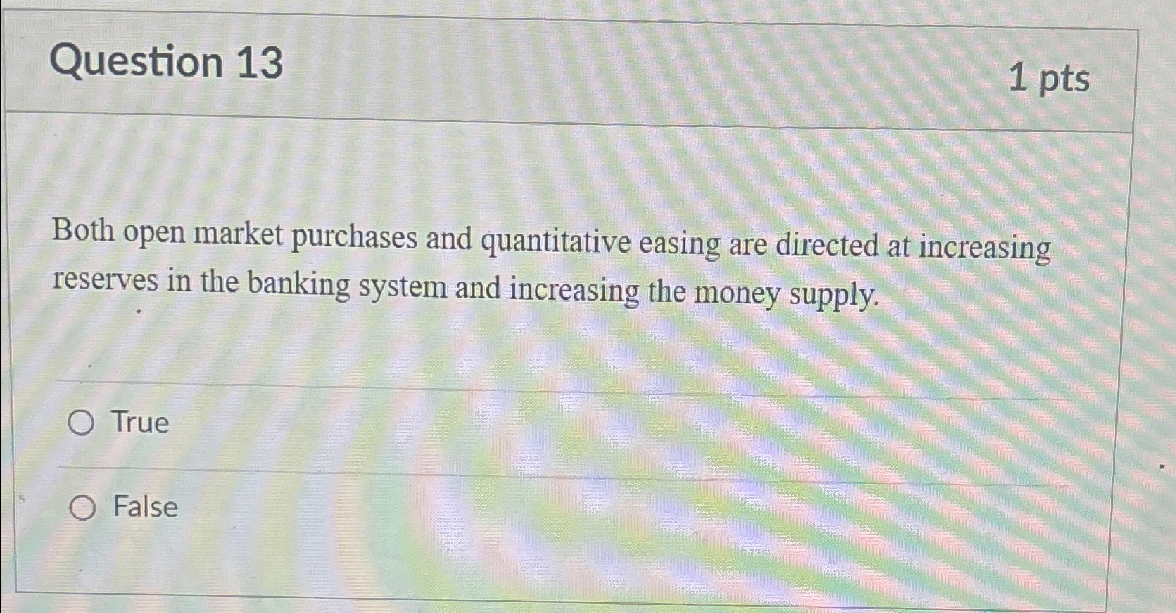 Solved Question 131ptsBoth open market purchases and | Chegg.com