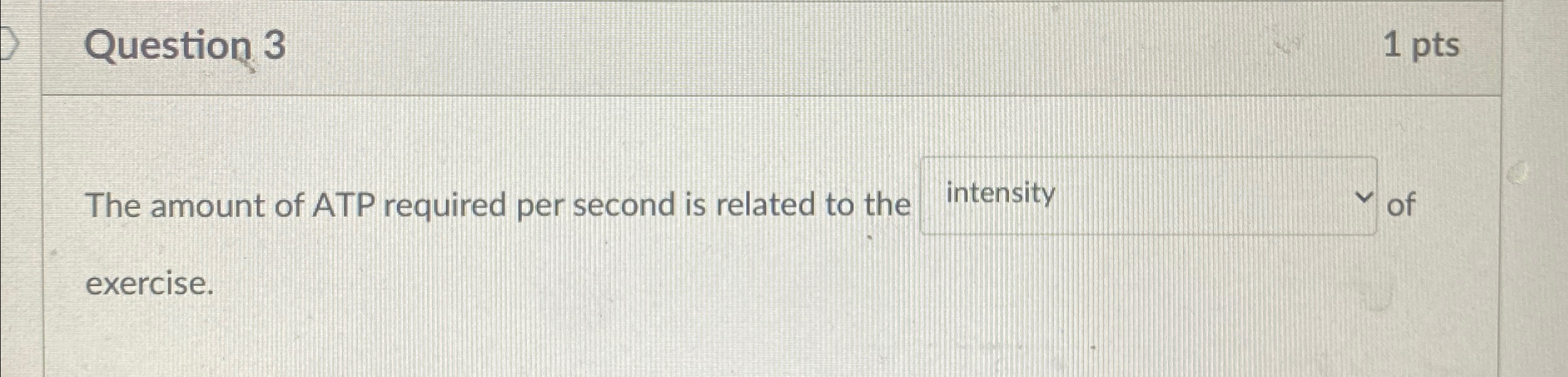 Solved Question 31 ﻿ptsThe amount of ATP required per second | Chegg.com