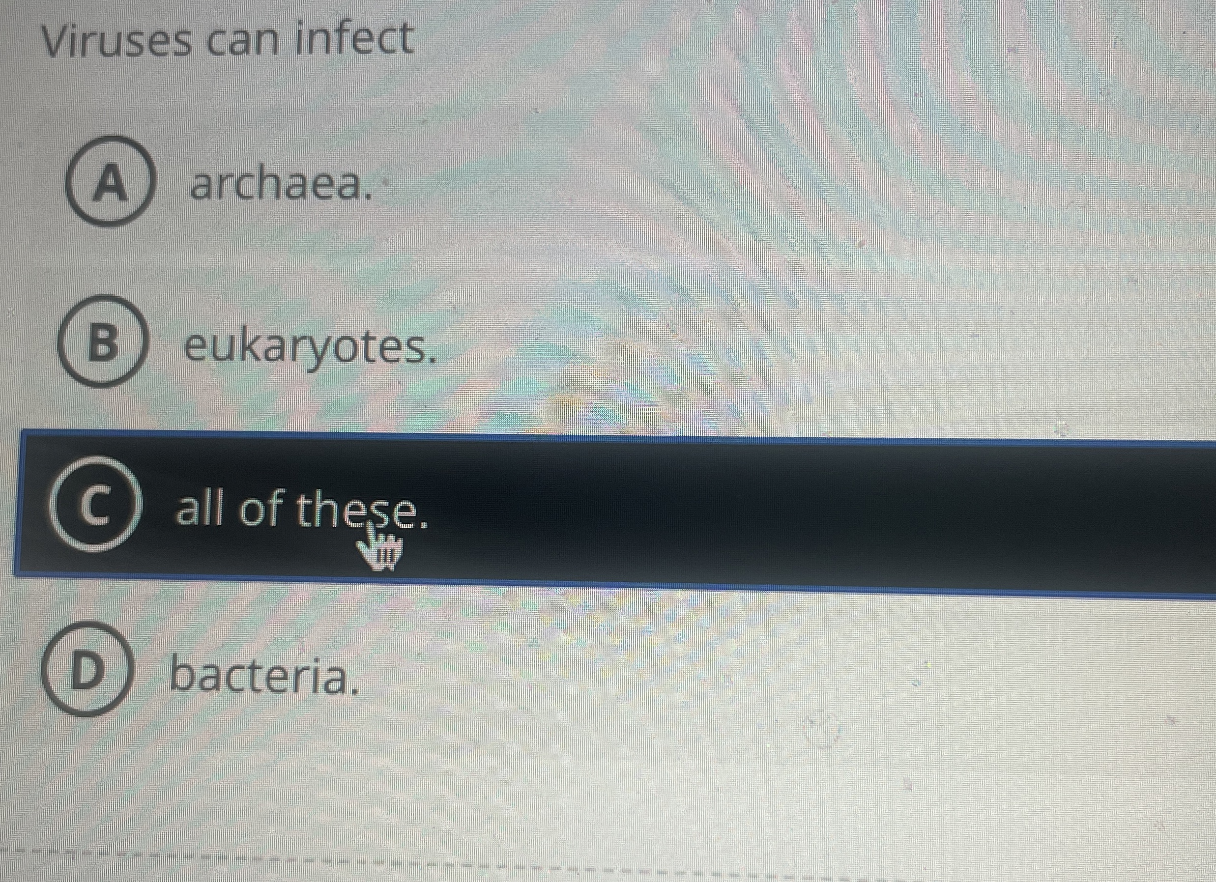 Solved Viruses can infect ﻿archaea.eukaryotes.all of | Chegg.com