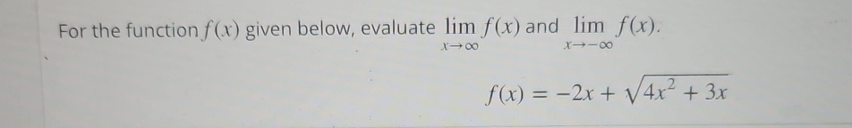 Solved For the function f(x) ﻿given below, evaluate | Chegg.com