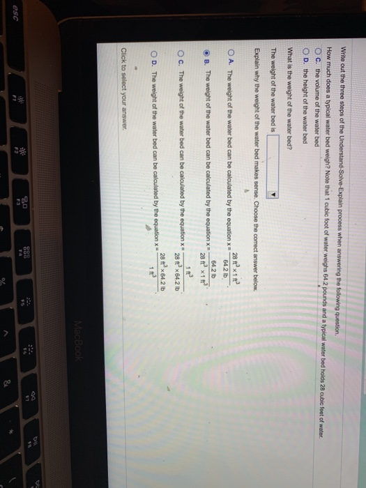 Solved 1 Of 25 2 Complete Write Out The Three Steps Of The 