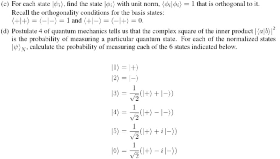 Solved 2 Calculations Using Quantum States 101 31