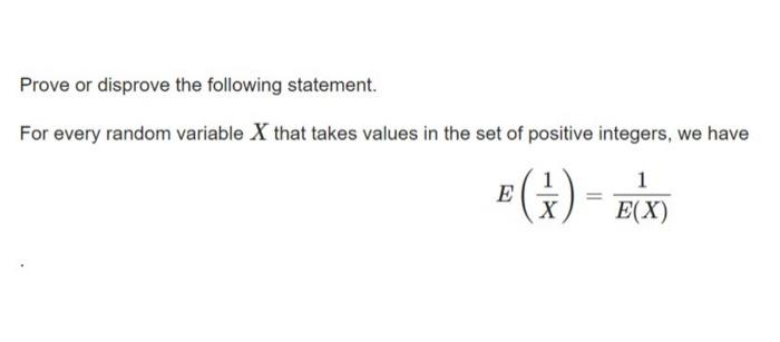 Solved Prove or disprove the following statement. For every | Chegg.com
