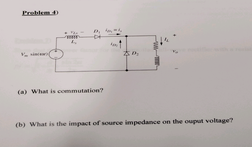 Solved Problem 4) (a) What is commutation? (b) What is the | Chegg.com