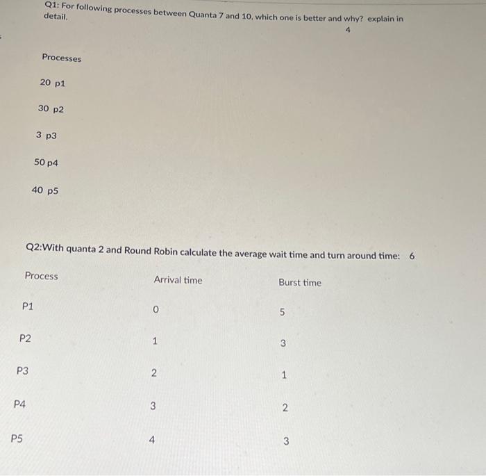 Solved Q1: For following processes between Quanta 7 and 10 , | Chegg.com