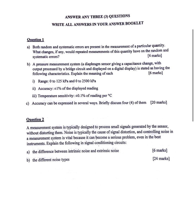 Solved Question 1a) ﻿Both random and systematic errors are | Chegg.com