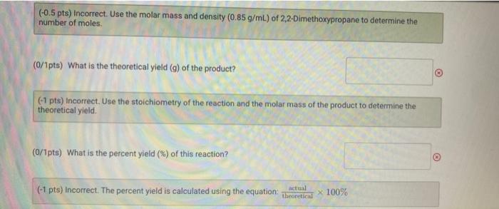 Solved Table view List view hounts of reactants used and | Chegg.com