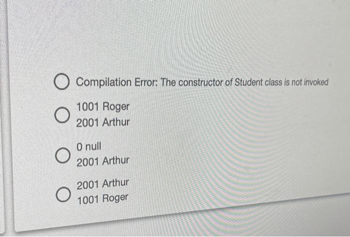 Solved What will be the output of the following code | Chegg.com