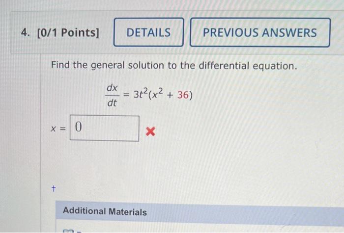 Solved Find the general solution to the differential | Chegg.com