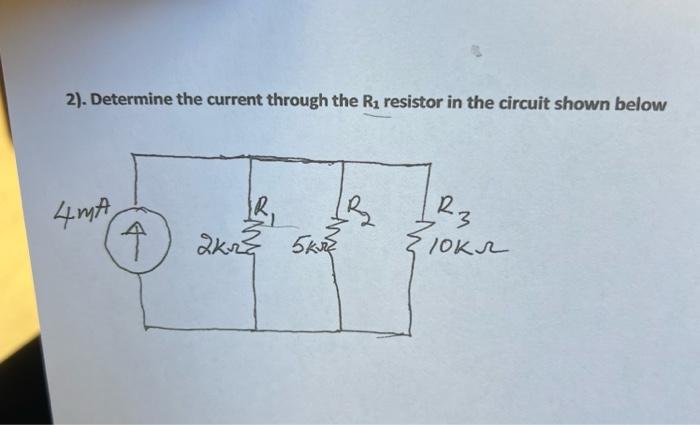Solved 1) Given the circuit shown below, determine: a) The | Chegg.com