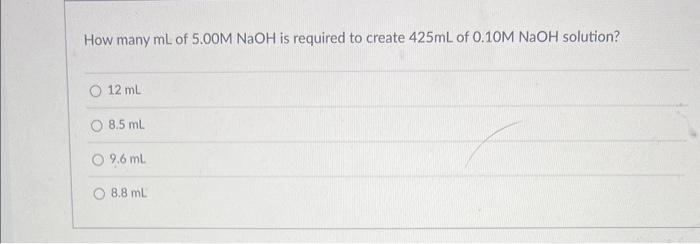 Solved How many grams of NaCl must be added to 125 g of | Chegg.com