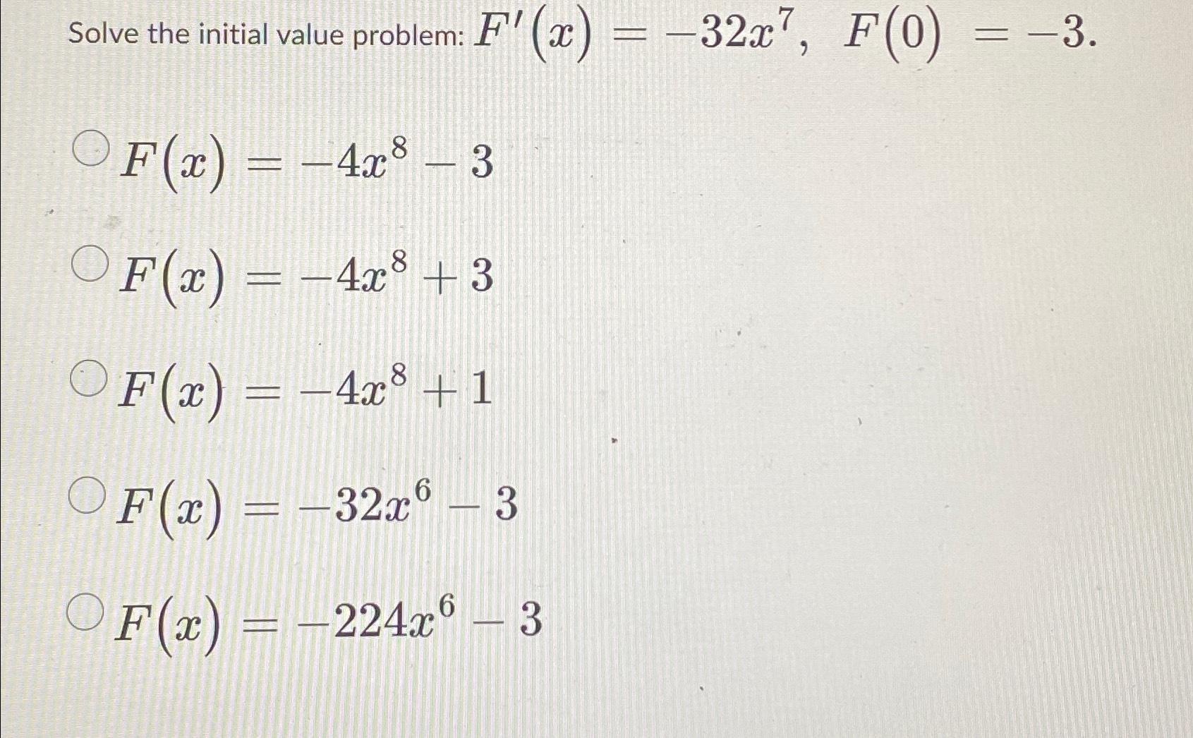 Solved Solve the initial value problem: | Chegg.com