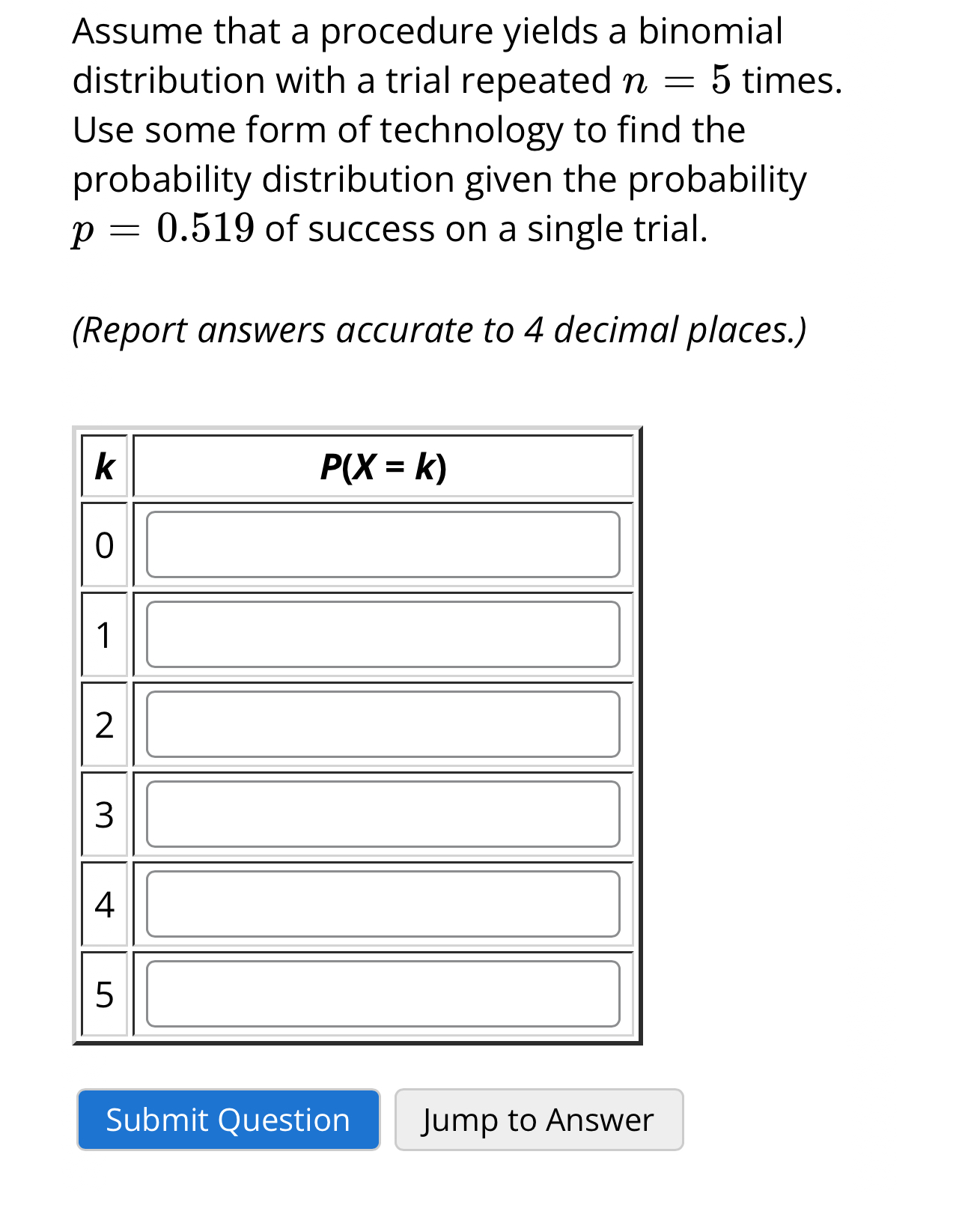 Solved Assume that a procedure yields a binomial | Chegg.com