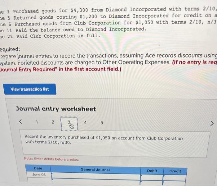 Solved E6-22 (Algo) (Supplement 6A) Recording Journal | Chegg.com