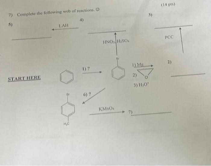 Solved 5) Write the major product(s) for the following | Chegg.com