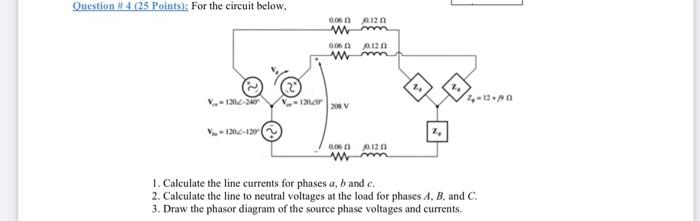 Solved Question \# 4 (25 Points): For the circuit below, 1. | Chegg.com