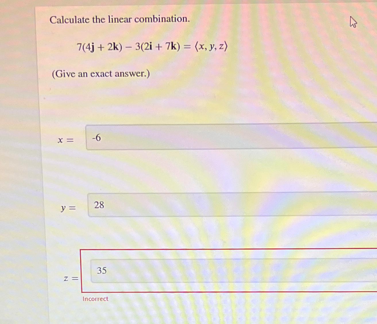 Solved Calculate the linear | Chegg.com