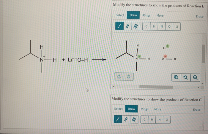 Modify the structures to show the bonds broken and | Chegg.com