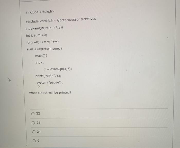 Solved #include #include //preprocessor directives int | Chegg.com