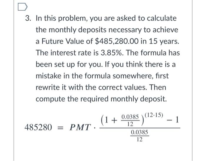 Solved 3. In this problem, you are asked to calculate the | Chegg.com