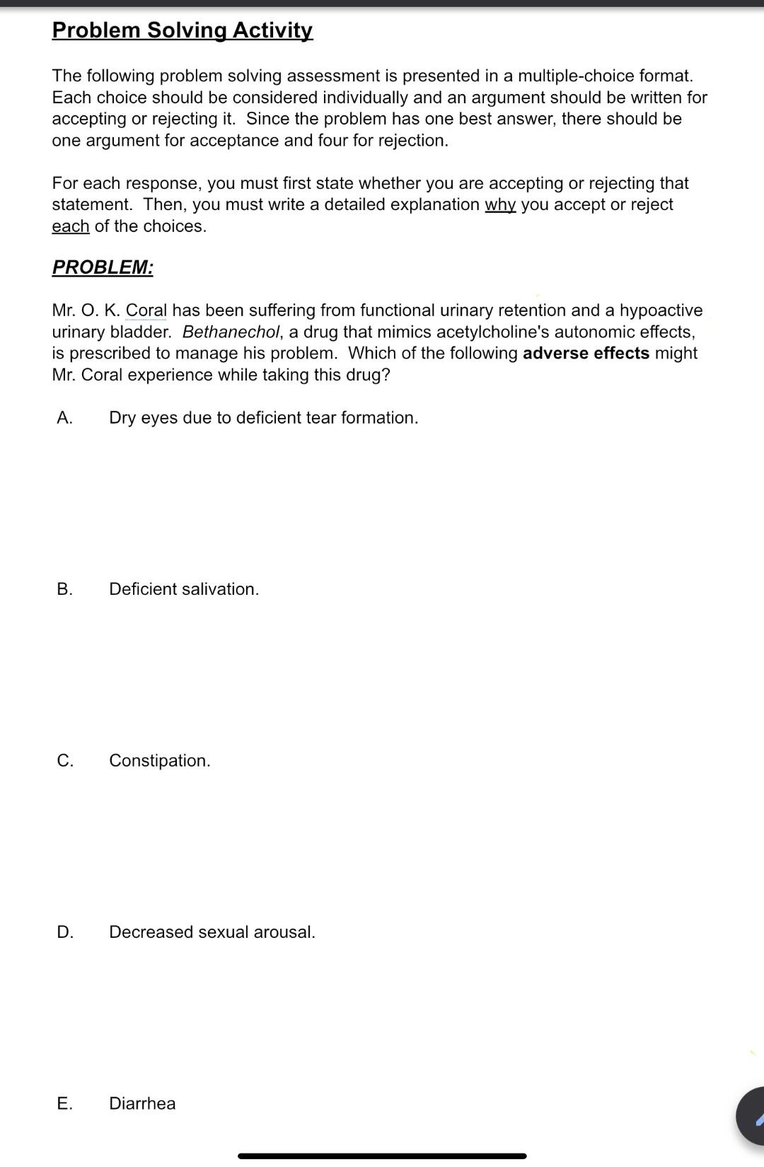 Solved Problem Solving Activity The following problem | Chegg.com