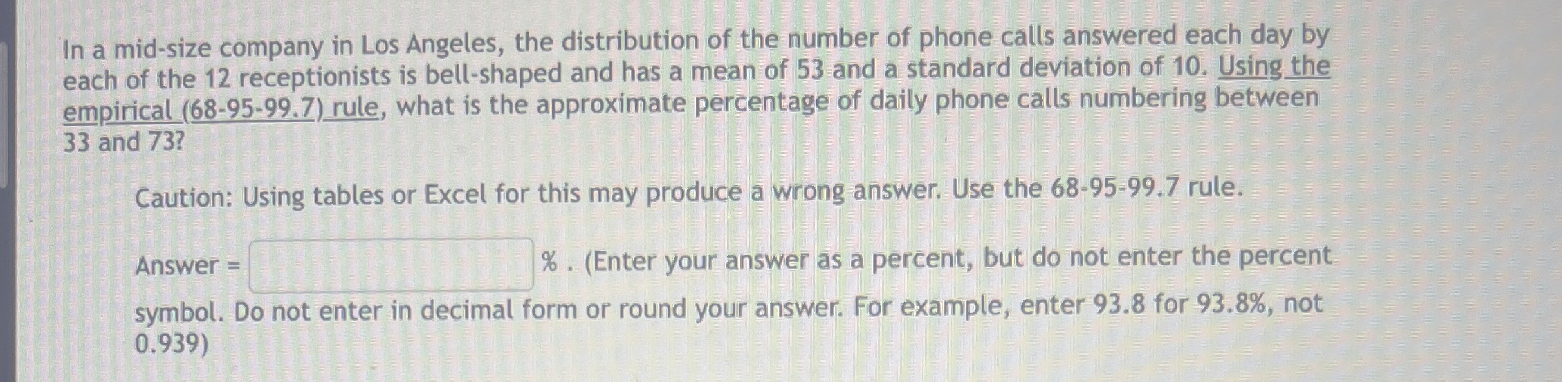 Solved In a mid-size company in Los Angeles, the | Chegg.com