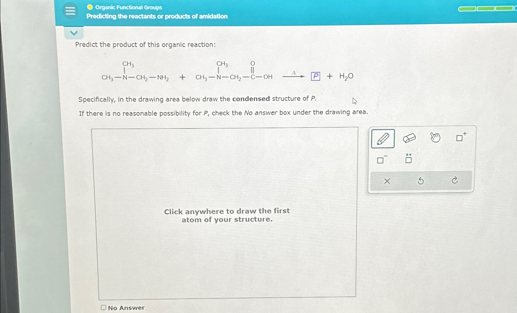Solved Organic Functional GroupsPredicting the reactants or | Chegg.com