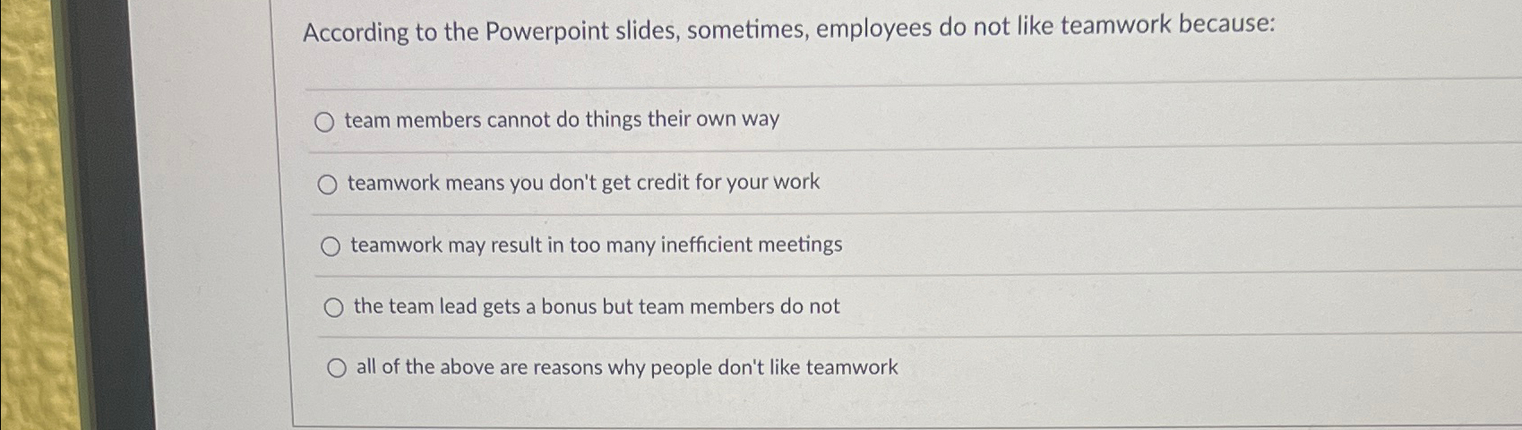 Solved According to the Powerpoint slides, sometimes, | Chegg.com