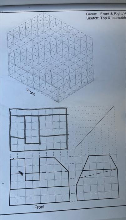 Solved Isometric muliview inclined surfaces sketching | Chegg.com Solved Isometric muliview inclined surfaces sketching | Chegg.com