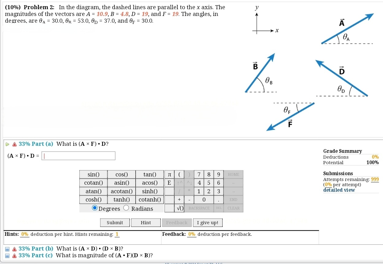 Solved (10%) ﻿Problem 2: In the diagram, the dashed lines | Chegg.com